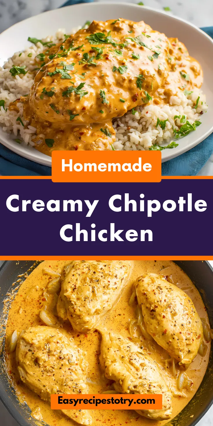 Creamy Chipotle Chicken Recipe {Only 30 Minutes} - Easy Recipes