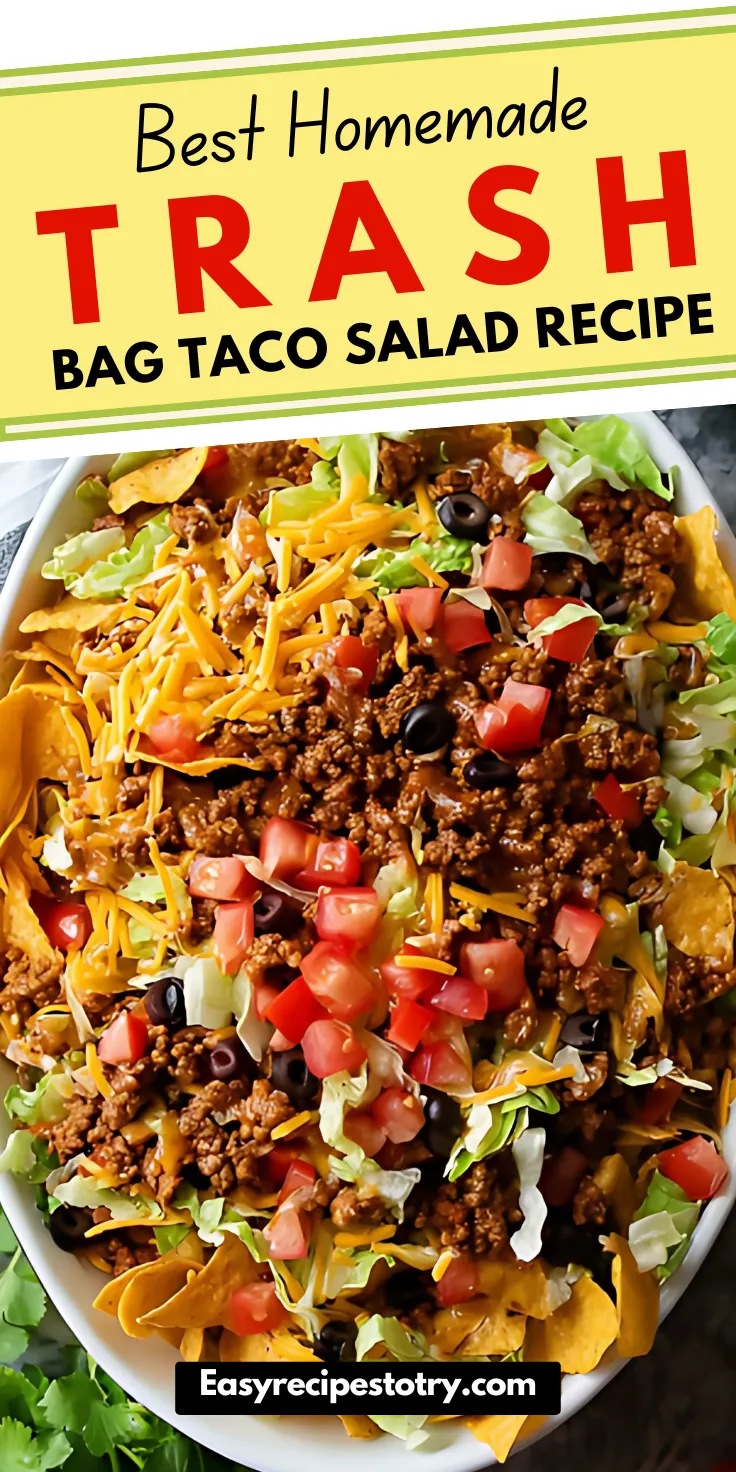 The Best Trash Bag Taco Salad Recipe - Easy Recipes
