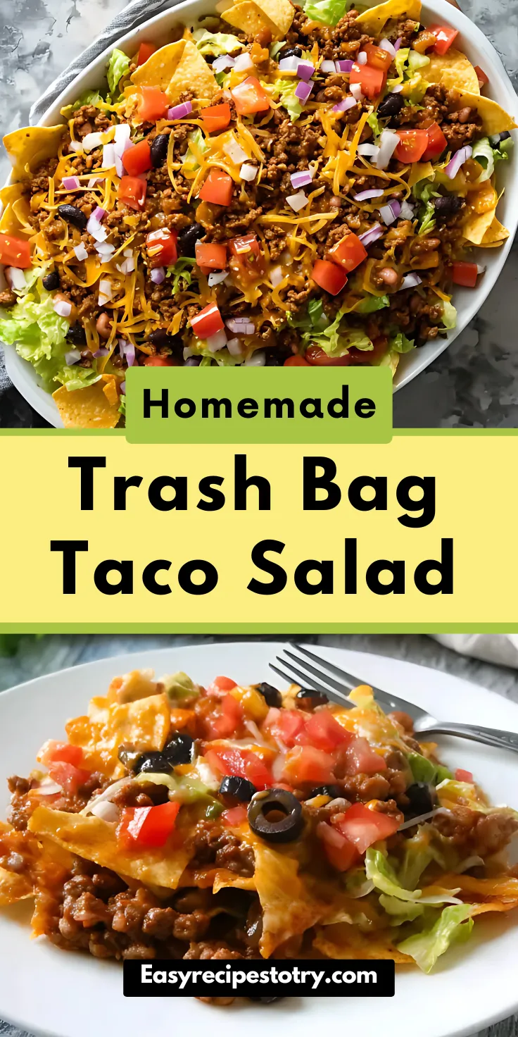 The Best Trash Bag Taco Salad Recipe - Easy Recipes