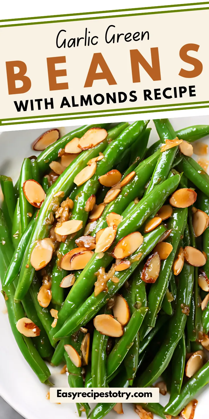 Garlic Green Beans With Almonds - Easy Recipes