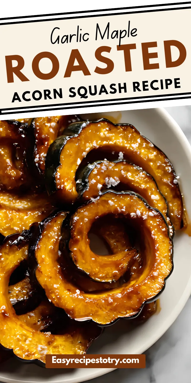 Maple Roasted Acorn Squash - Easy Recipes