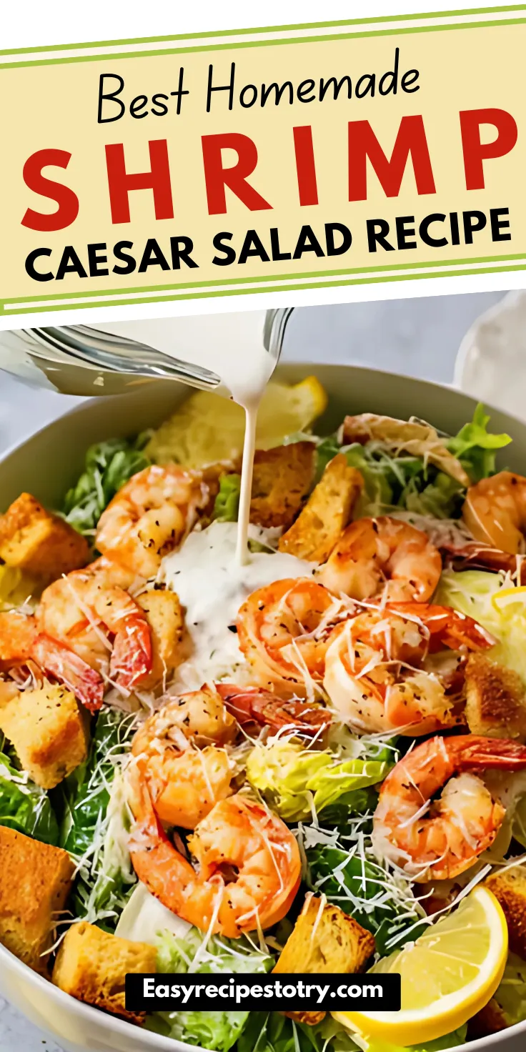 Easy Shrimp Caesar Salad Recipe - Easy Recipes