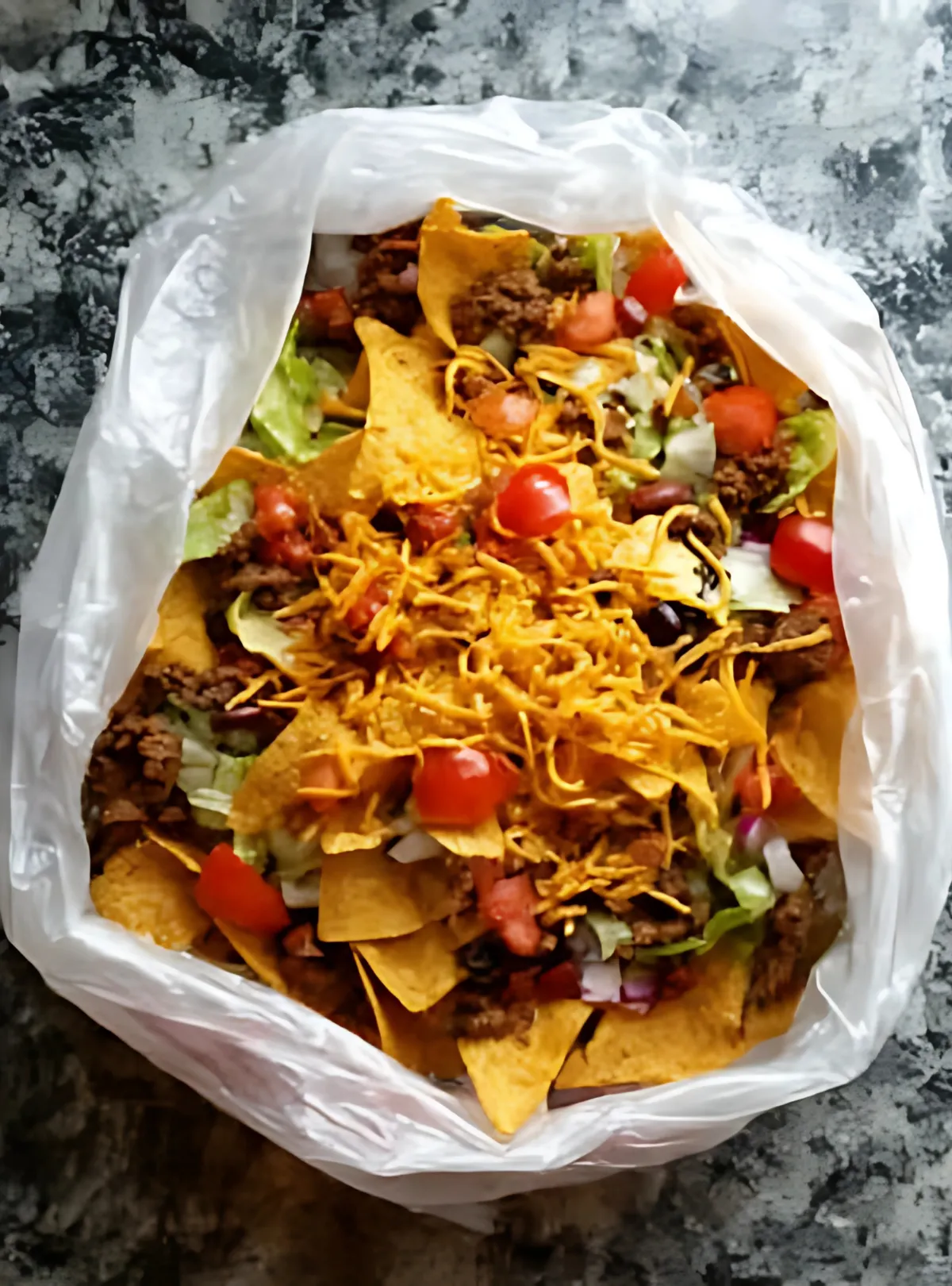 The Best Trash Bag Taco Salad Recipe - Easy Recipes