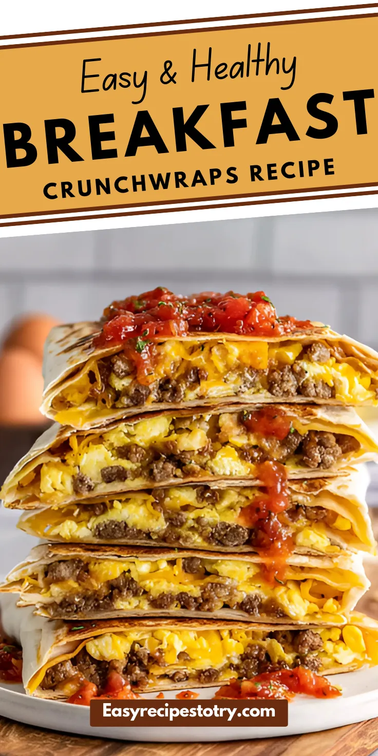 Breakfast Crunchwrap Recipe (Easy Taco Bell Copycat At Home!) - Easy ...