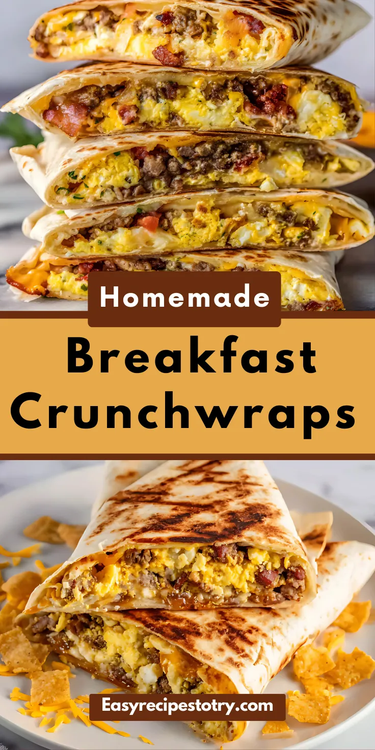 Breakfast Crunchwrap Recipe (Easy Taco Bell Copycat At Home!) - Easy ...