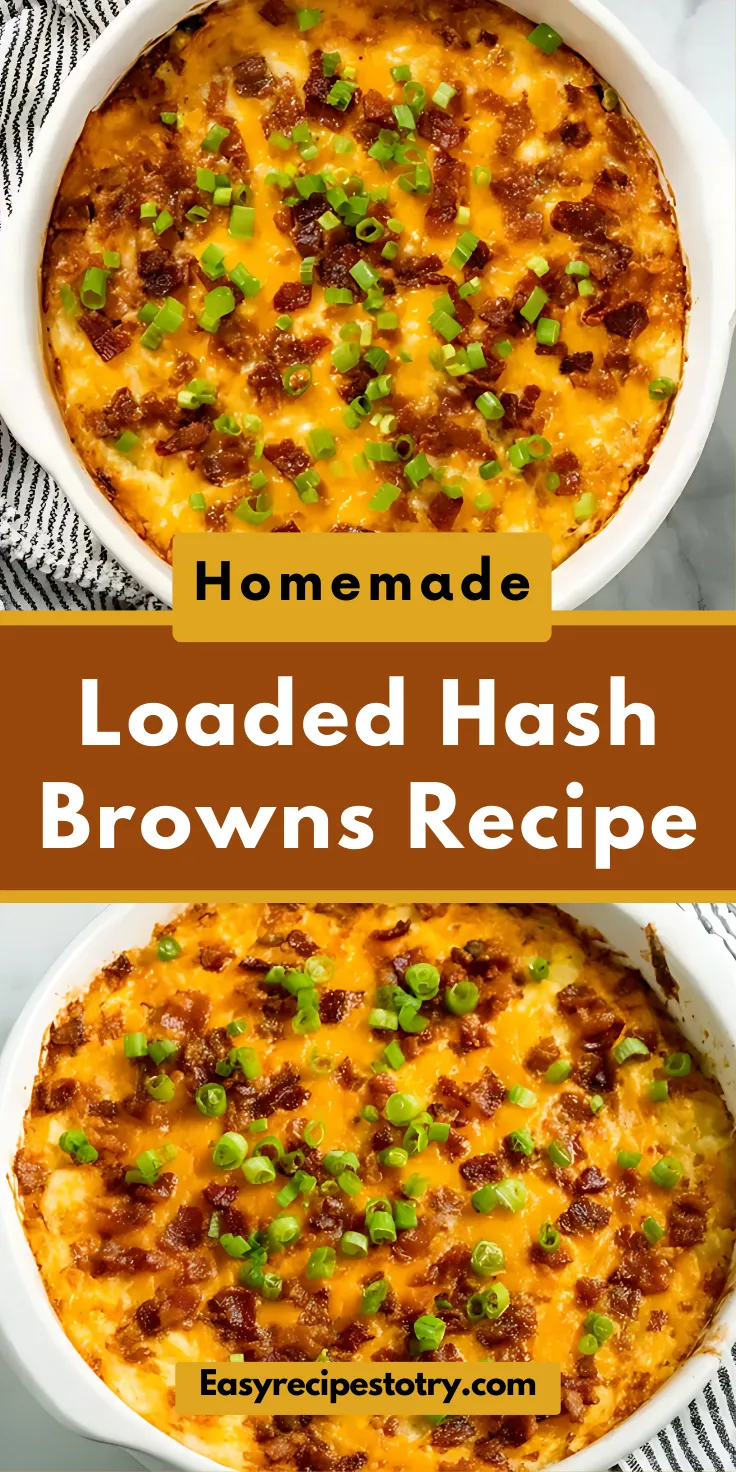 Loaded Hash Browns Casserole Recipe - Easy Recipes