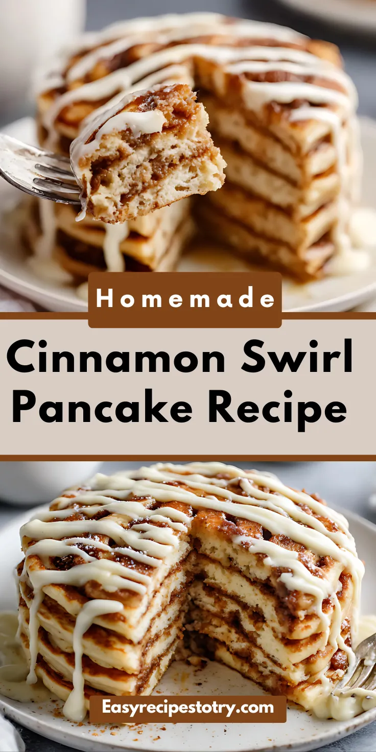 Cinnamon Swirl Pancake Recipe (Easy & Fluffy!) - Easy Recipes
