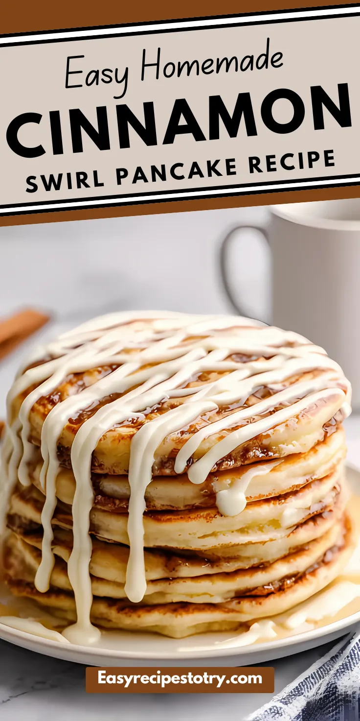 Cinnamon Swirl Pancake Recipe (Easy & Fluffy!) - Easy Recipes