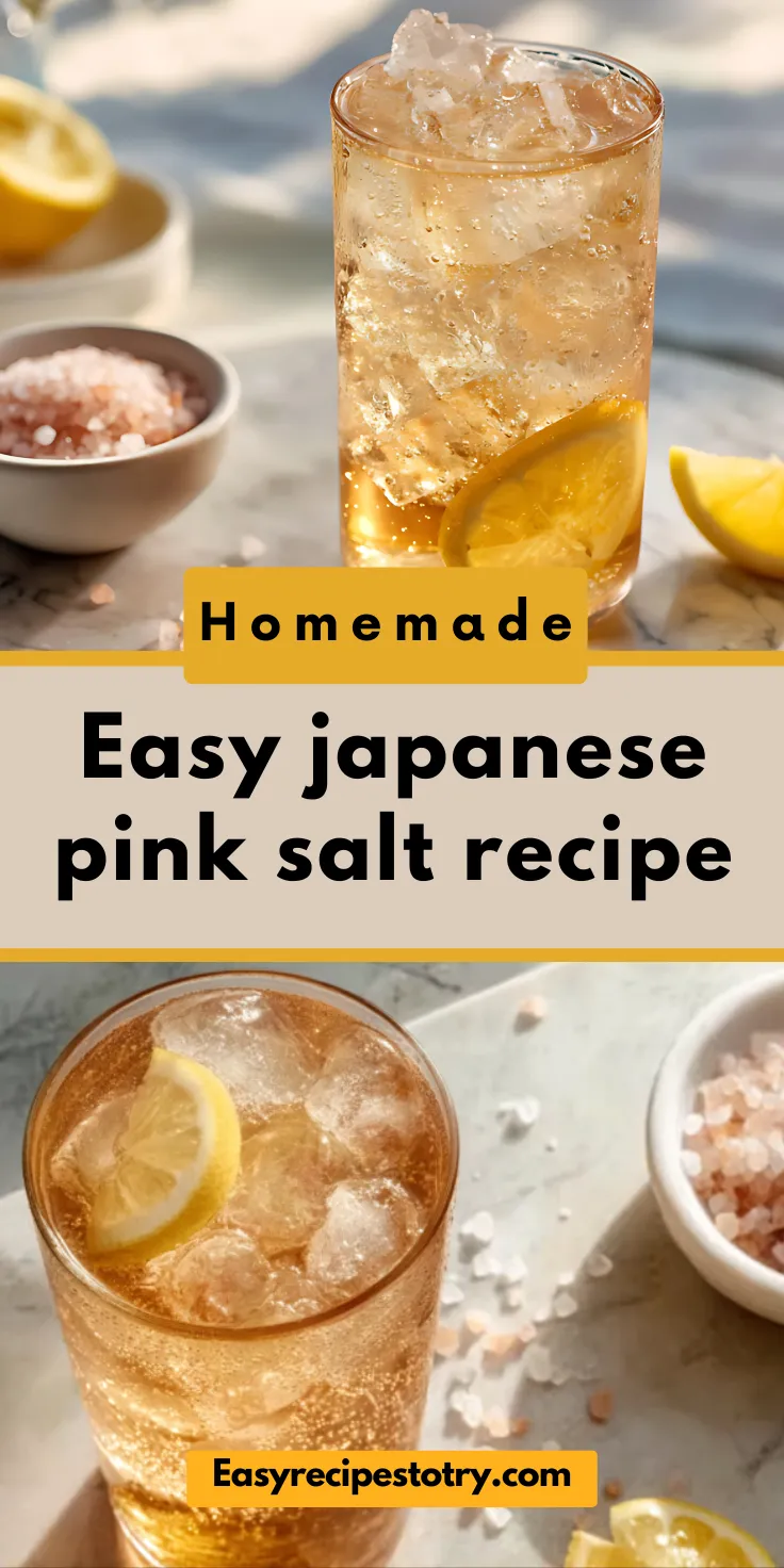 Japanese Pink Salt Recipe (Viral Wellness Drink) - Easy Recipes
