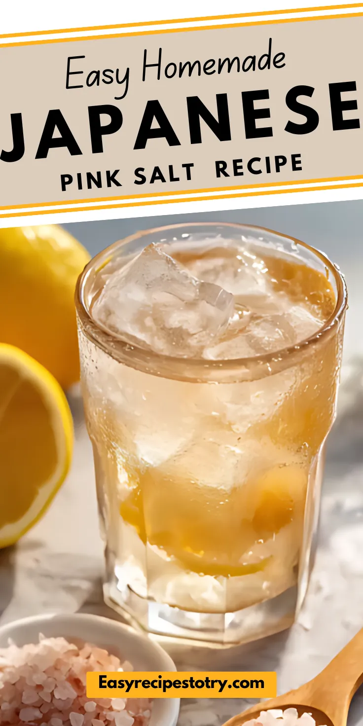 Japanese Pink Salt Recipe (Viral Wellness Drink) - Easy Recipes