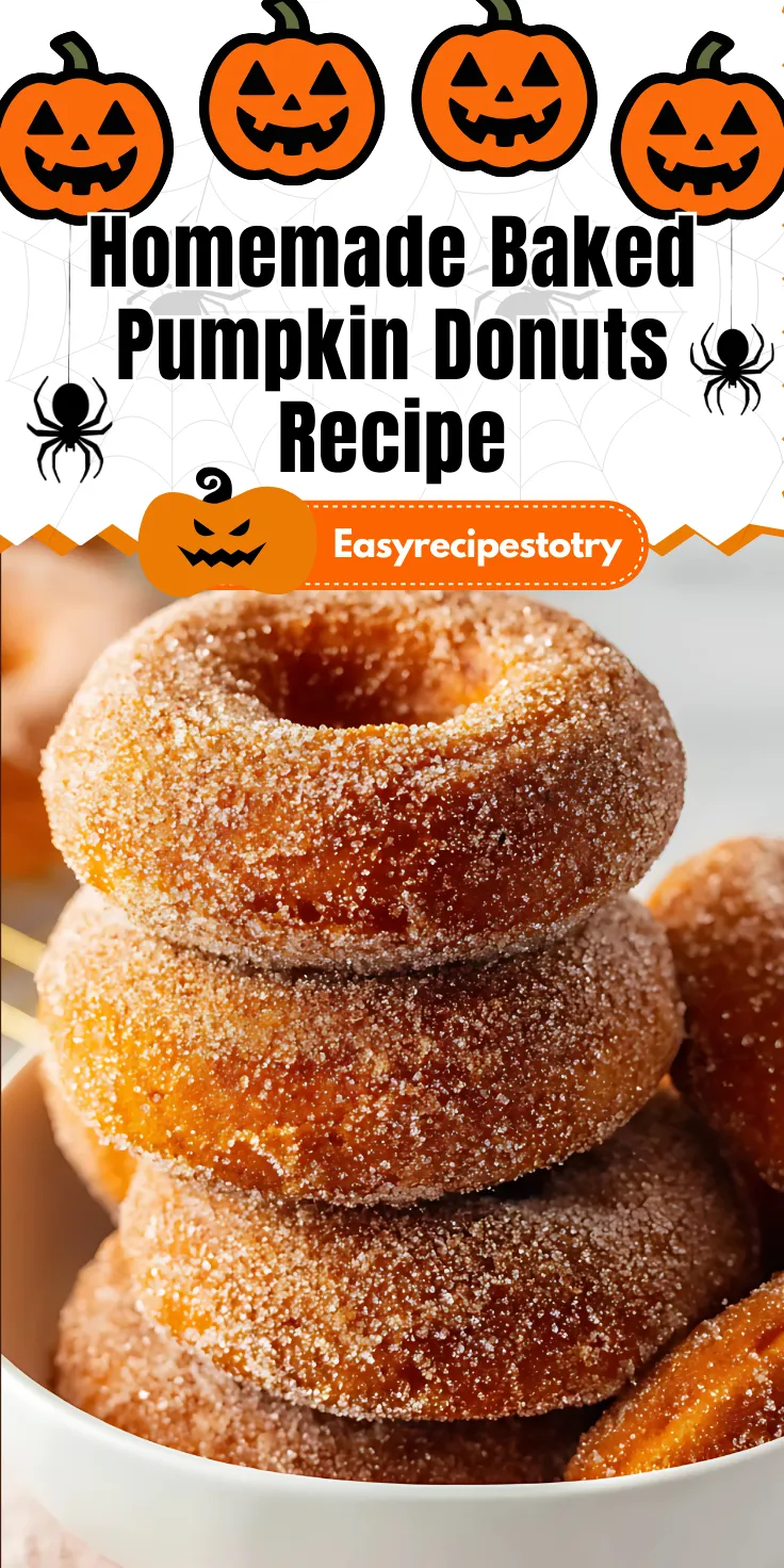 Baked Pumpkin Donuts Recipe - Easy Recipes