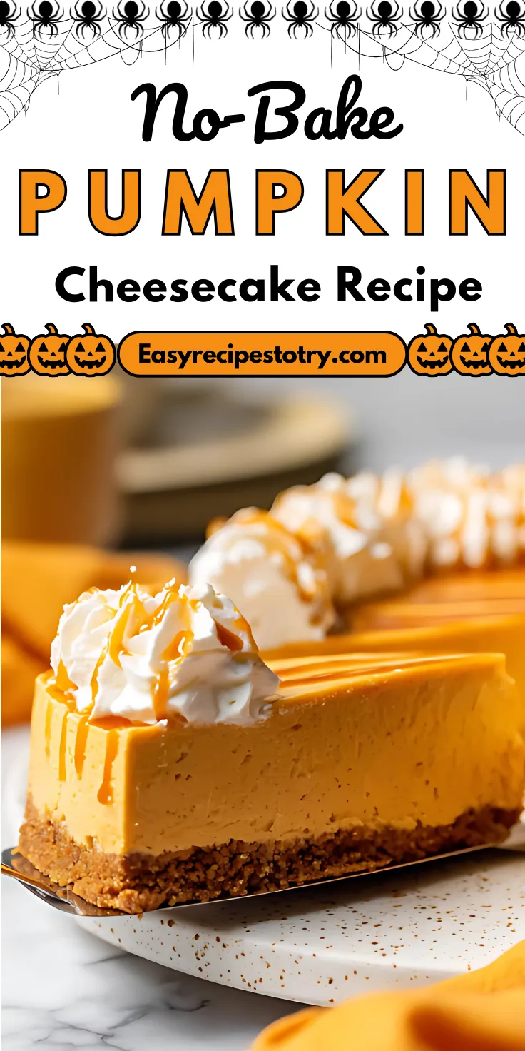 No-Bake Pumpkin Cheesecake Recipe - Easy Recipes