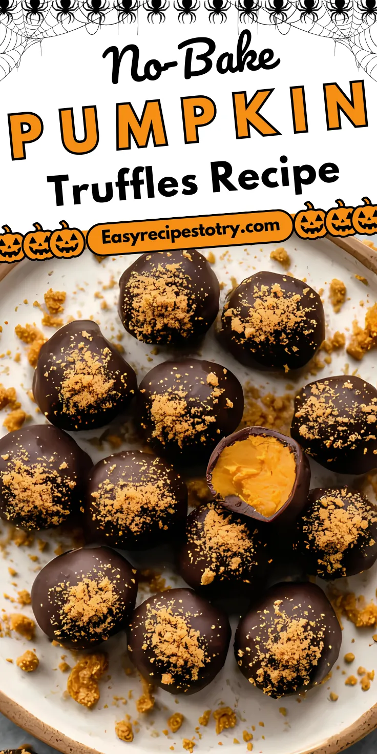 No-Bake Pumpkin Truffles (5 Ingredients!) - Easy Recipes