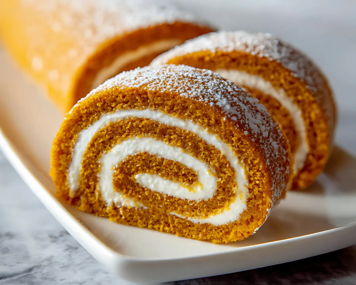 Gluten-Free Dairy-Free Pumpkin Roll Cake Recipe - Easy Recipes
