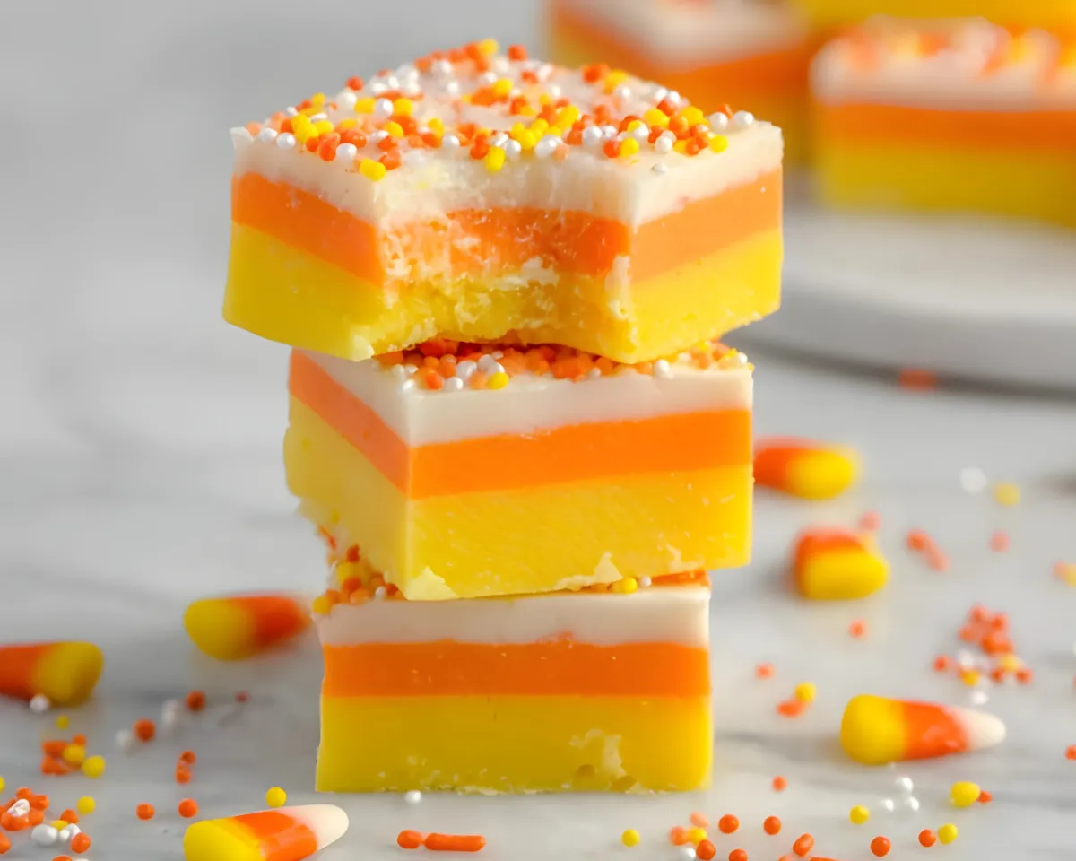 Quick Candy Corn Fudge Recipe - Easy Recipes