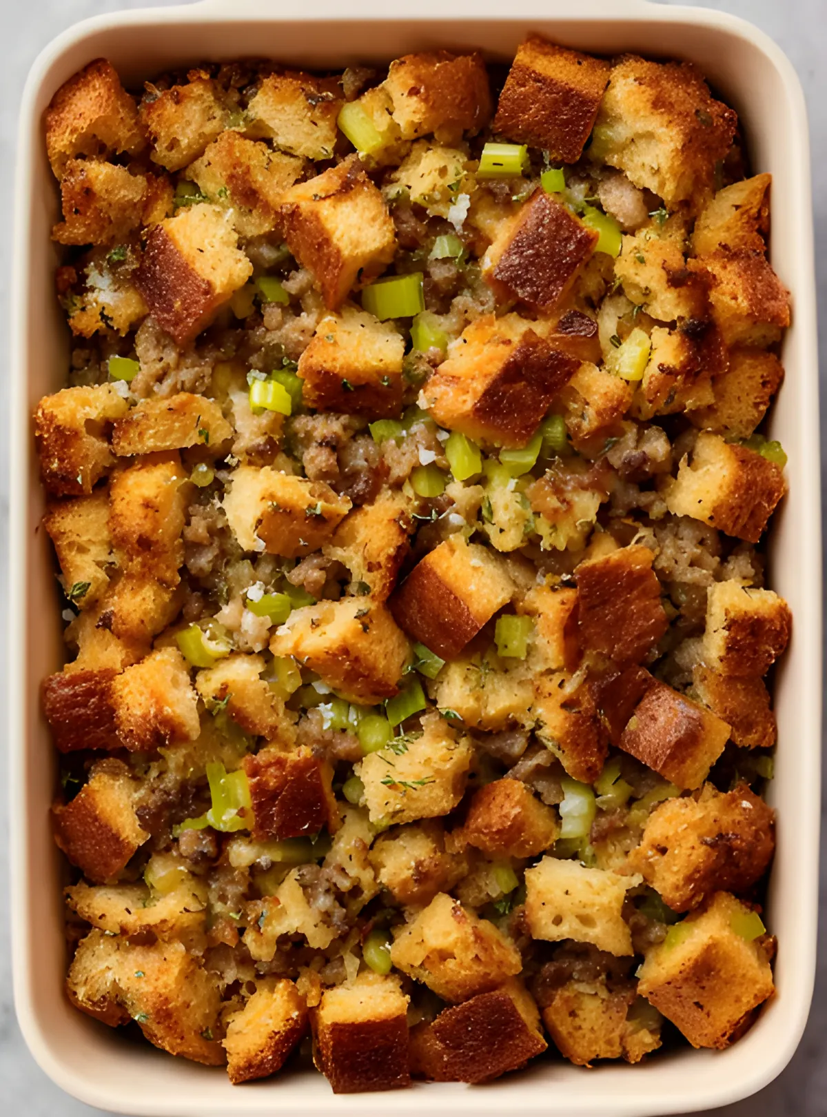 Classic Sage and Sausage Stuffing - Easy Recipes