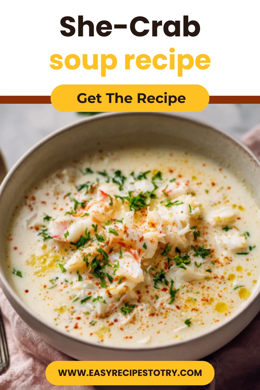 Charleston She Crab Soup Recipe - Easy Recipes