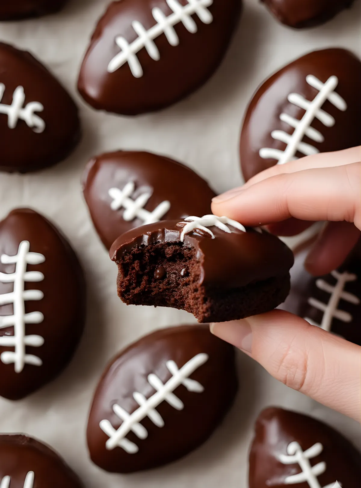 Football-Themed Brownies - Easy Recipes