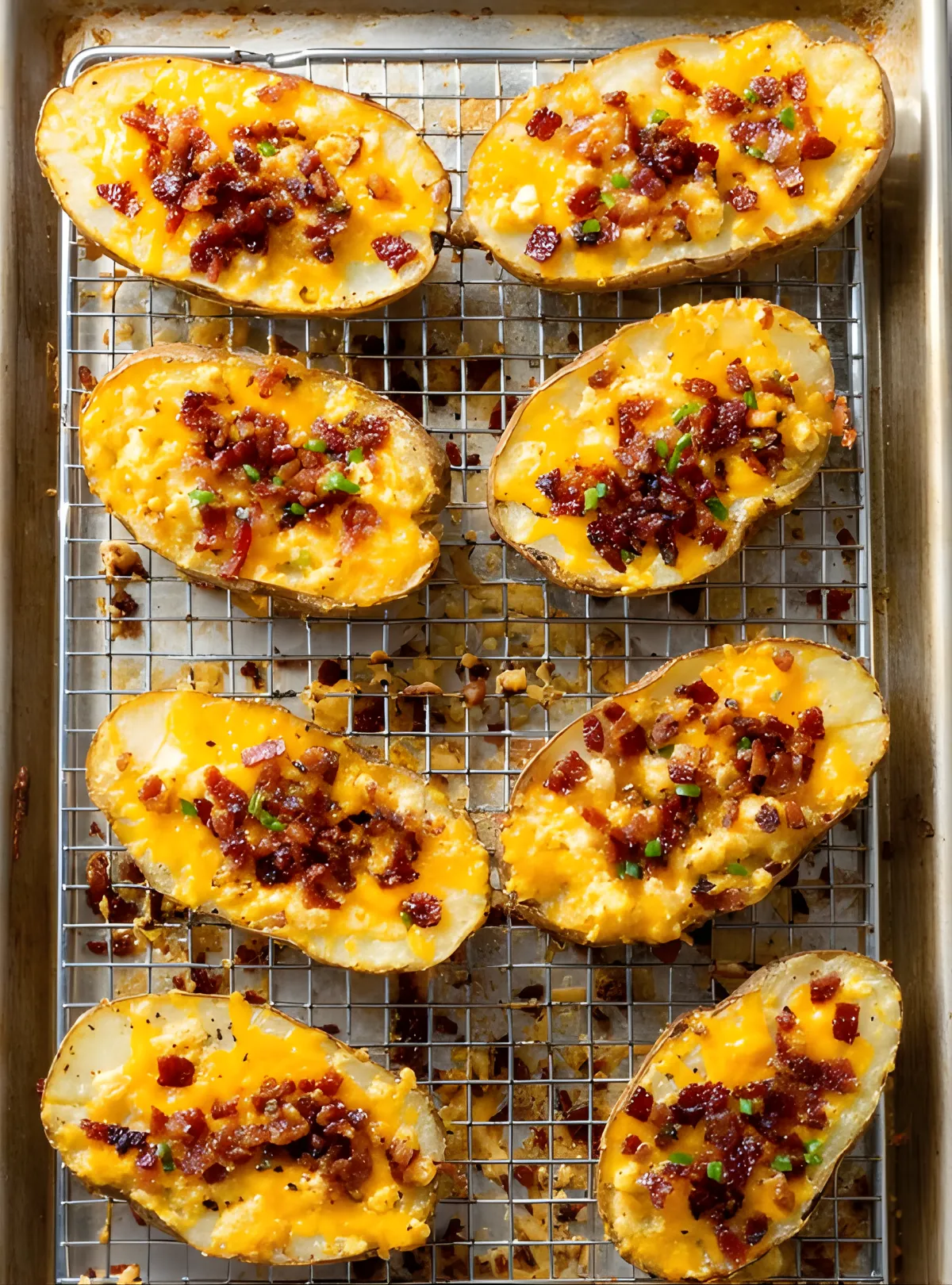 Loaded Potato Skins Recipe - Easy Recipes